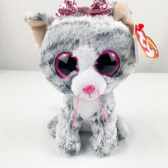 Ty | Toys | Nwt Ty Beanie Boos Kiki The Kitty 6 | Poshmark